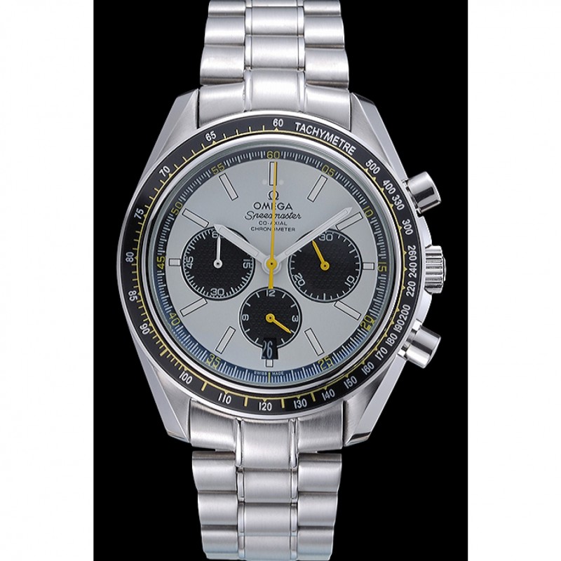 Omega Speedmaster Blanco Dial de acero inoxidable Correa 622050 ...